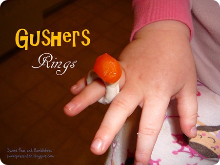 Sweet Peas and Bumblebees: Gushers Rings